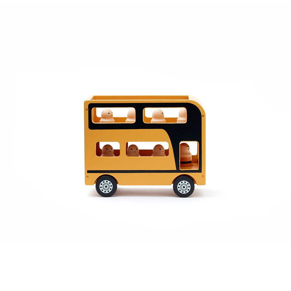 Wooden Double Decker Bus – Hoppi Loppi